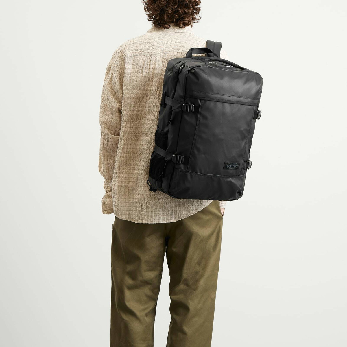 Eastpak Travelpack Backpack in Tarp Black Eastpak
