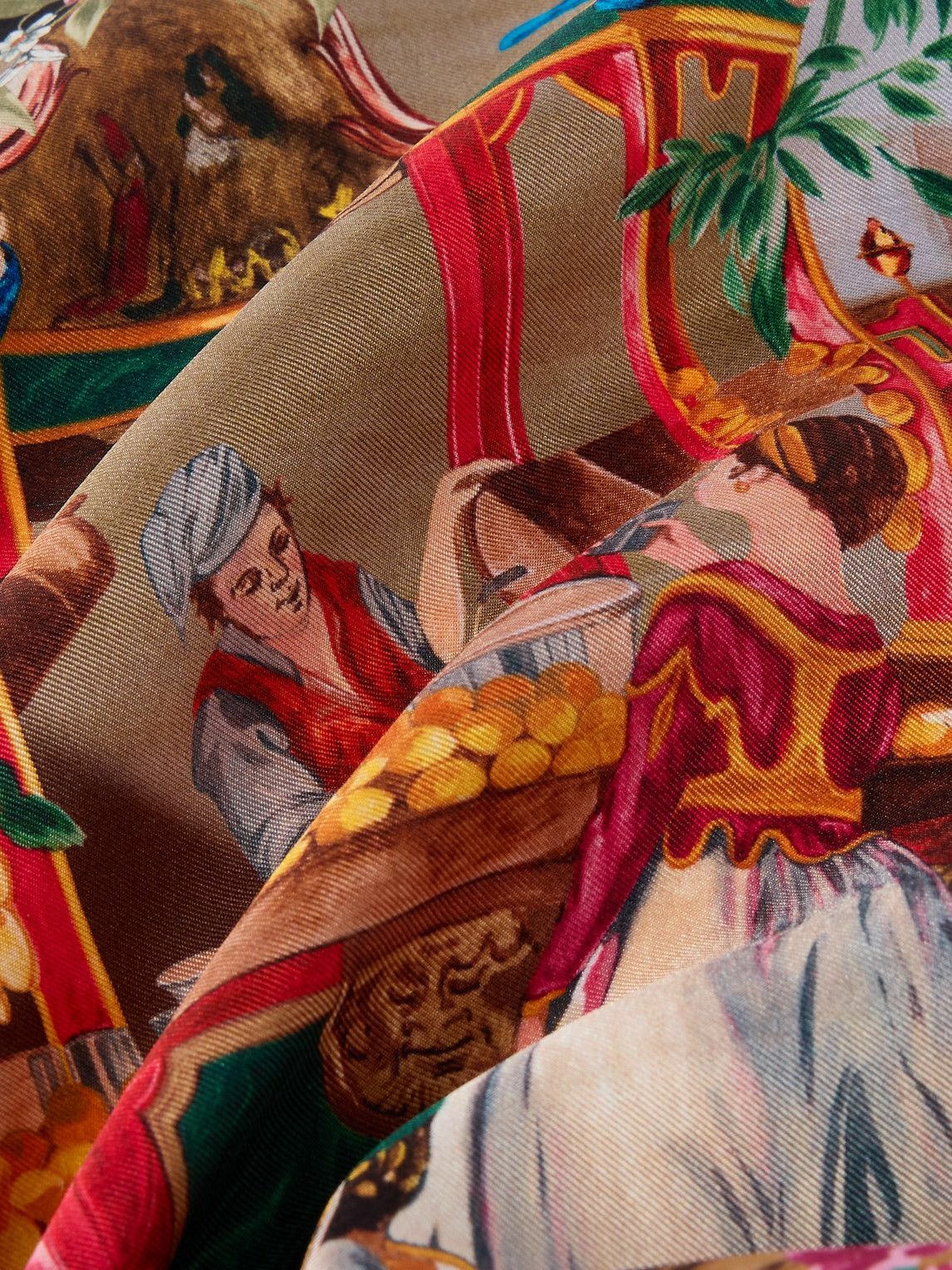 Rubinacci - Waterseller Printed Silk-Twill Pocket Square Rubinacci