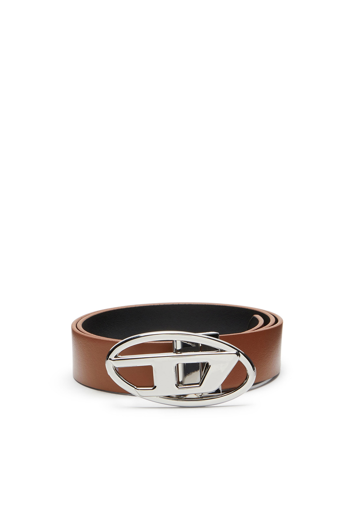 Diesel Reversible leather belt with Oval D buckle - Belts Womens in ...