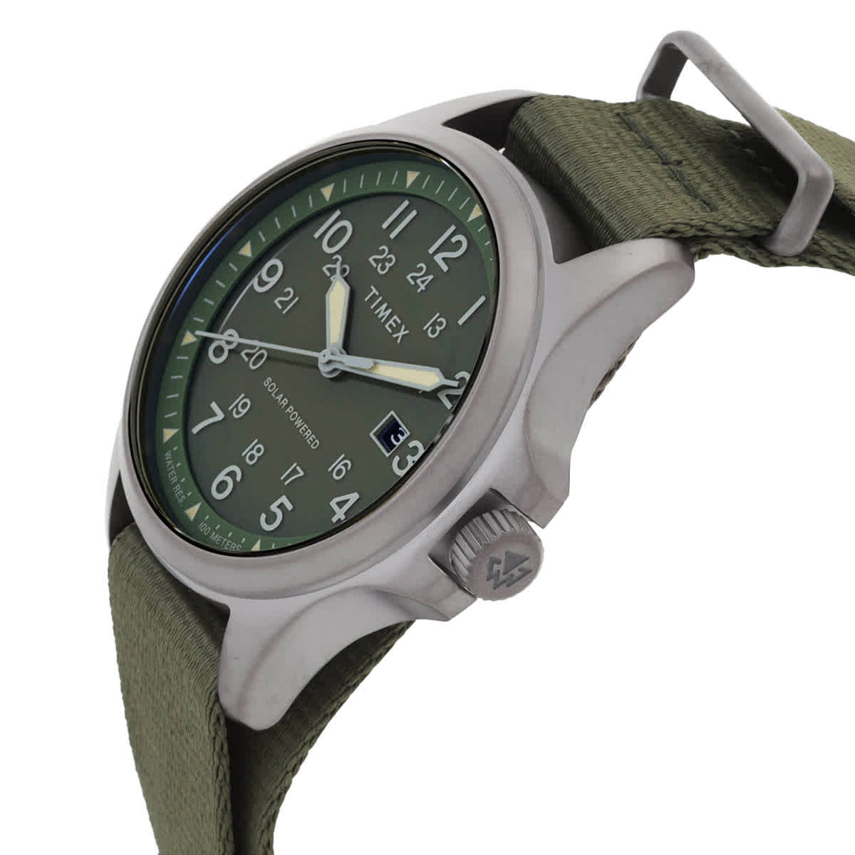 Timex Expedition North Field Post Solar Green Dial Mens Watch TW2V03700 ...