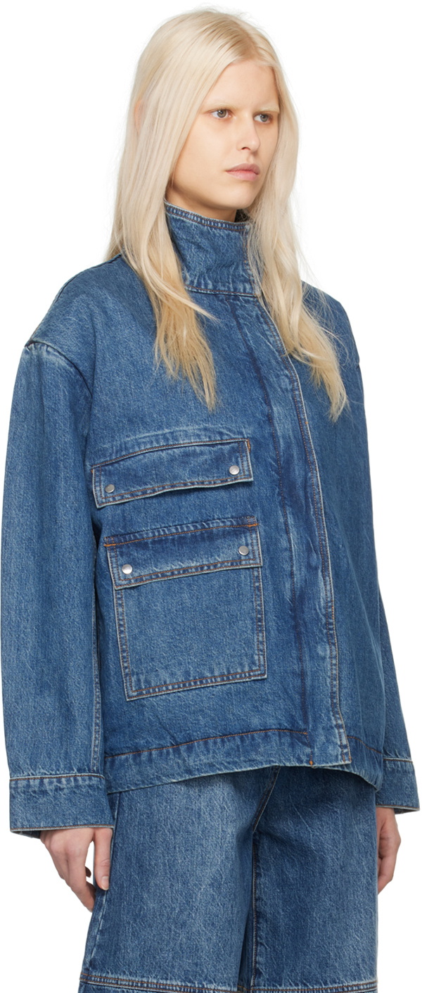 CO Blue Faded Denim Jacket CO