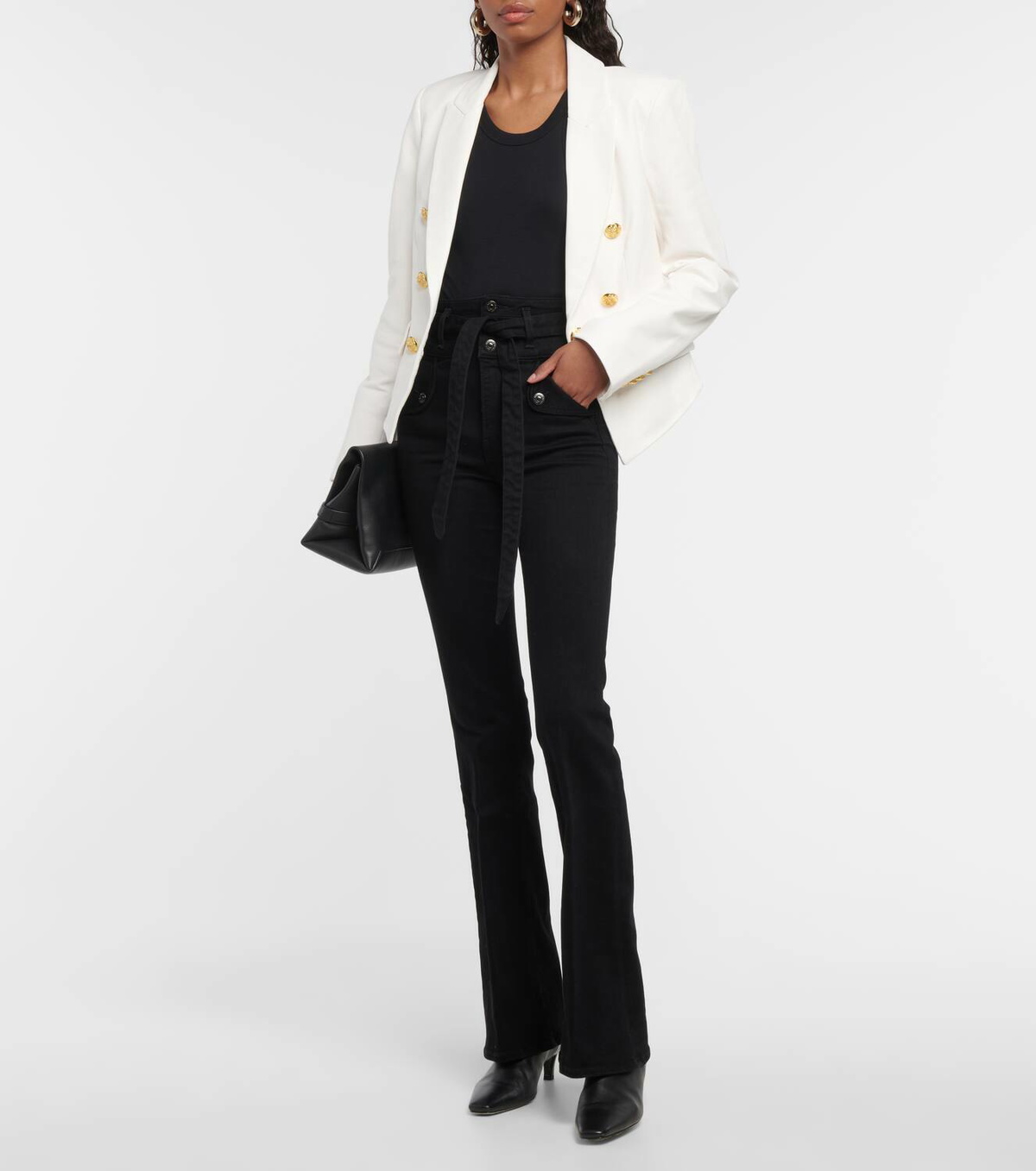 Veronica Beard Giselle high-rise flared jeans Veronica Beard