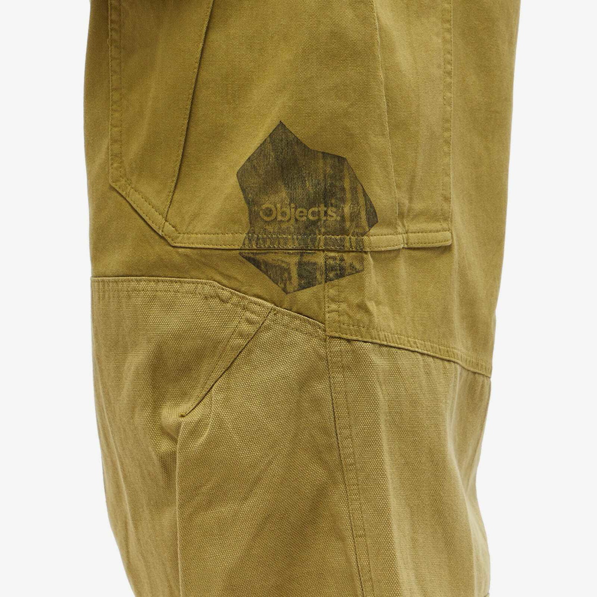 Objects IV Life Men's Cargo Pant in Khaki Green Objects IV Life