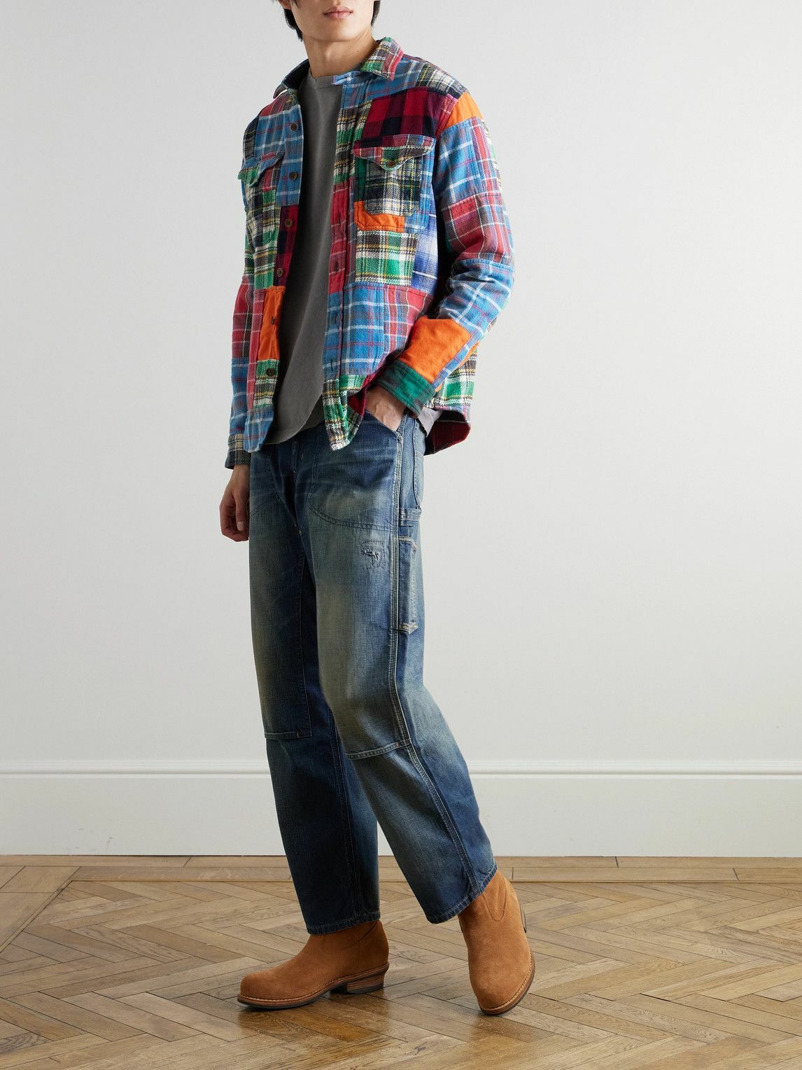 Polo Ralph Lauren - Polo Country Slim-Fit Straight-Leg Distressed ...