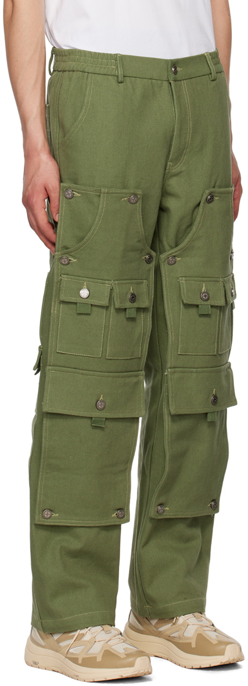 TOMBOGO™ Khaki Convertible Double Knee Cargo Pants