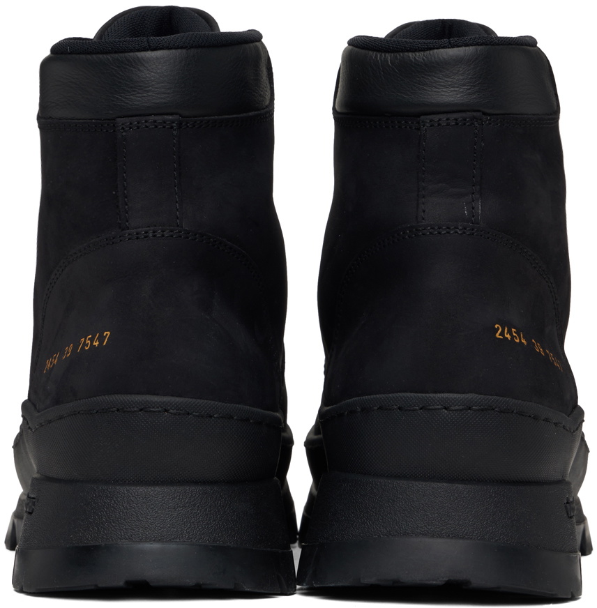 Common Projects Black Hiking Boots Common Projects