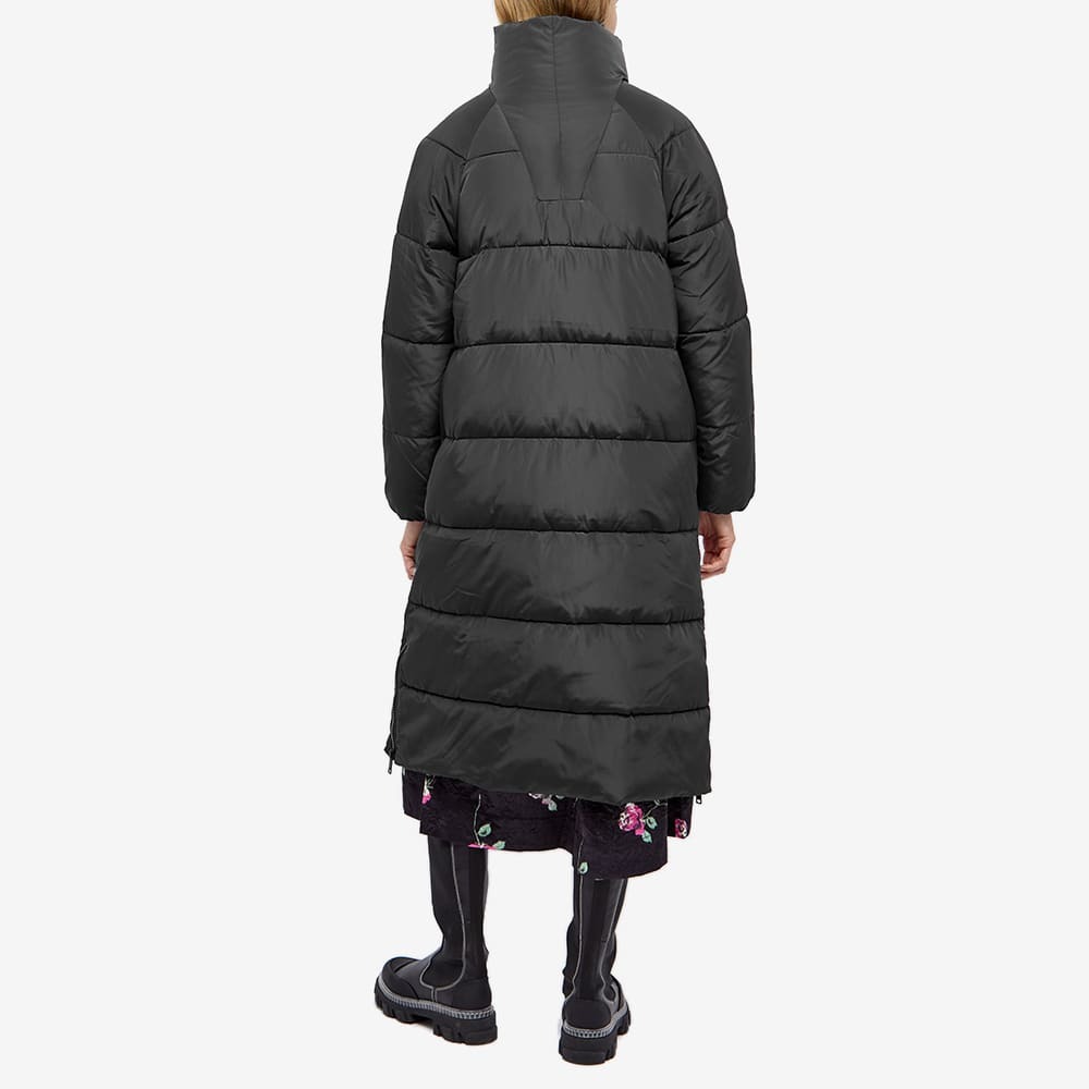 GANNI Women's Tech Puffer Oversized Long Coat in Phantom GANNI