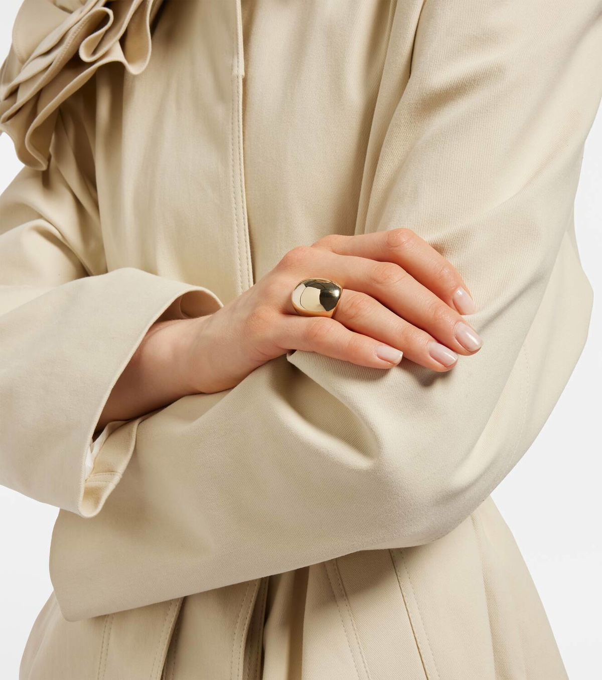 Jennifer Fisher Globe 14kt gold-plated ring Jennifer Fisher