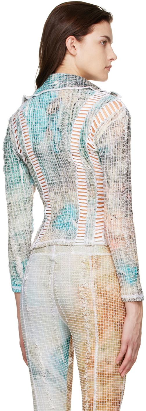 Luna Del Pinal Green Polyester Shirt Luna Del Pinal