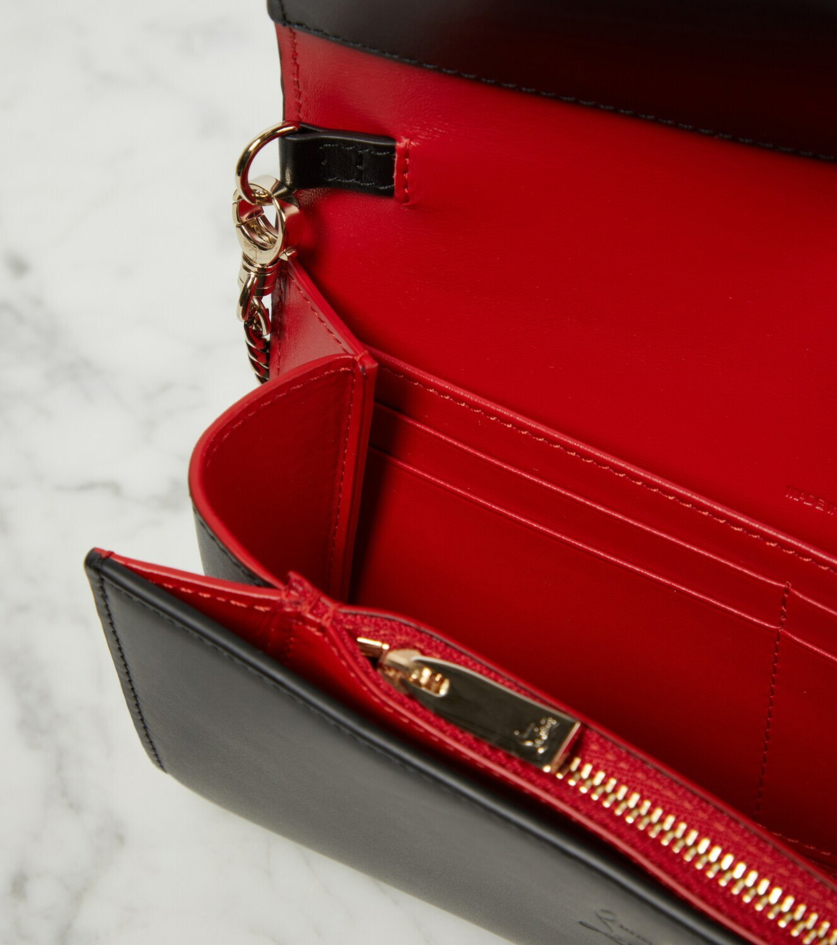 Christian Louboutin Leather wallet on chain Christian Louboutin