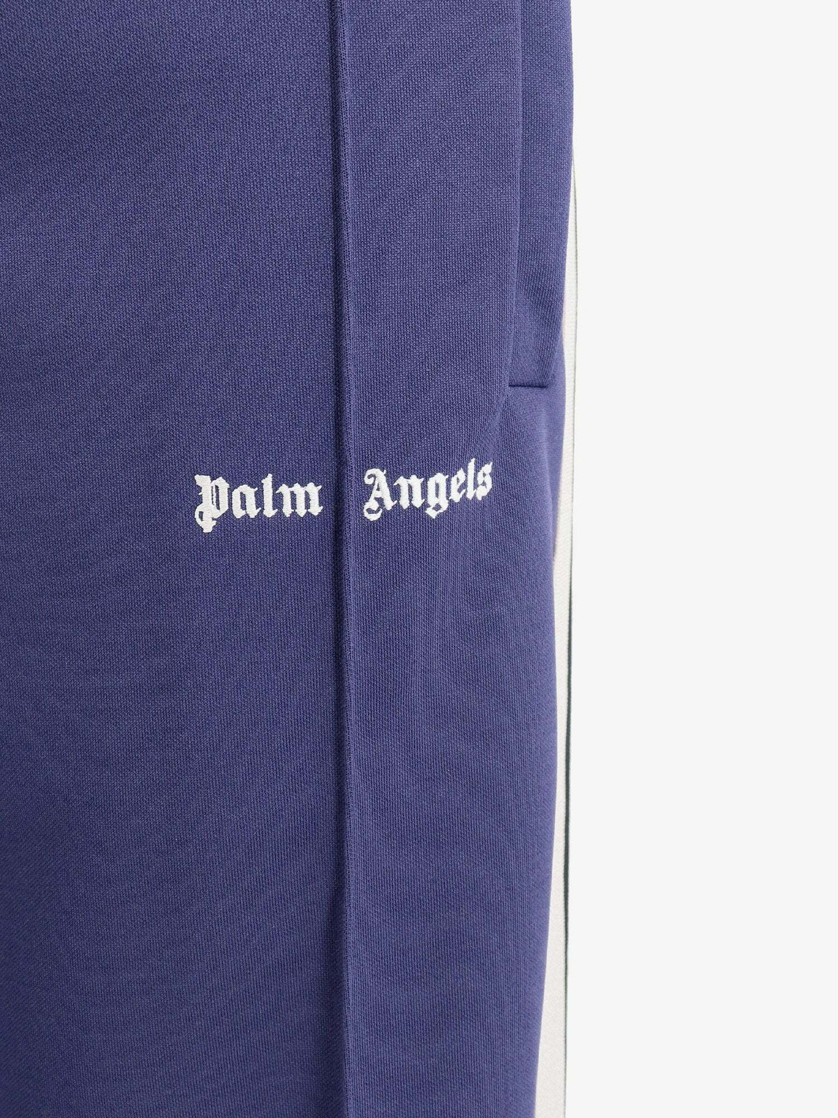 Palm Angels Trouser Blue Mens Palm Angels