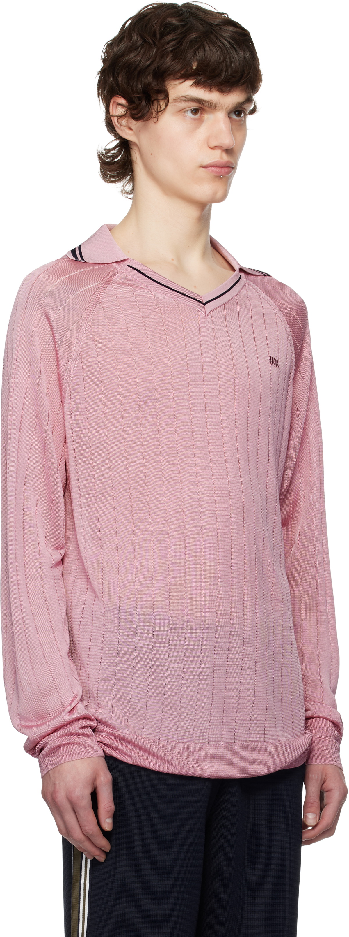 Wales Bonner Pink Roots Polo Wales Bonner