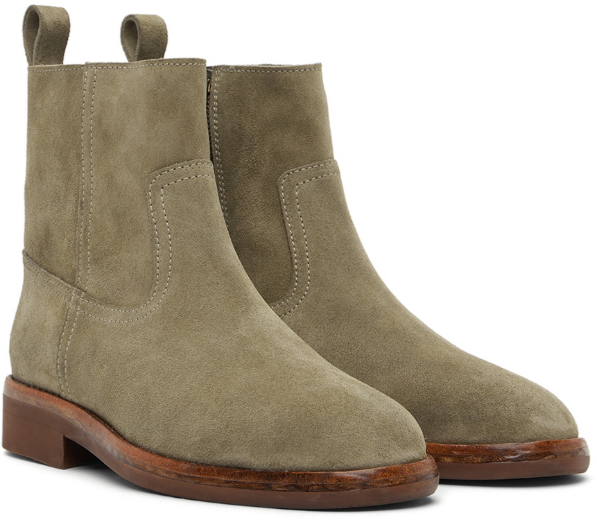Isabel Marant Taupe Darcus Boots Isabel Marant
