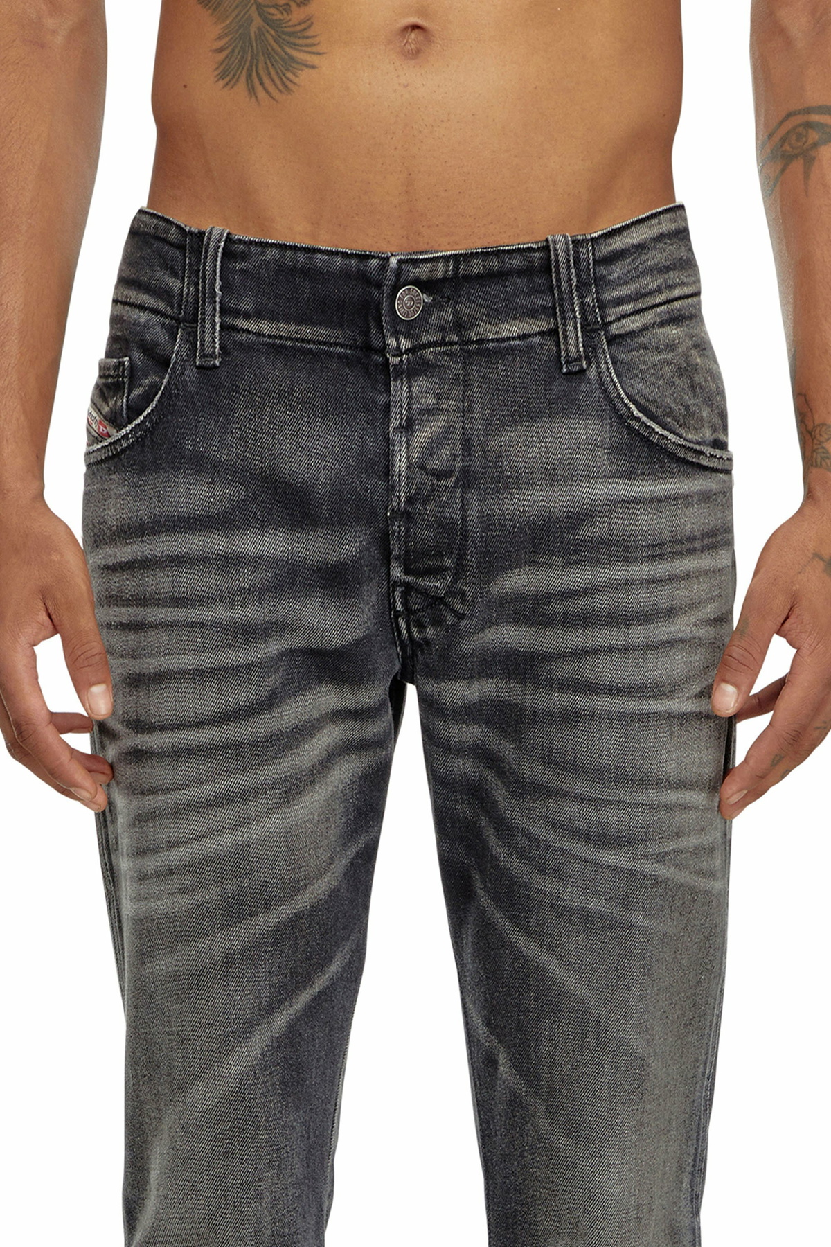 Diesel Bootcut Jeans - D-Backler - Jeans Mens in Black Diesel
