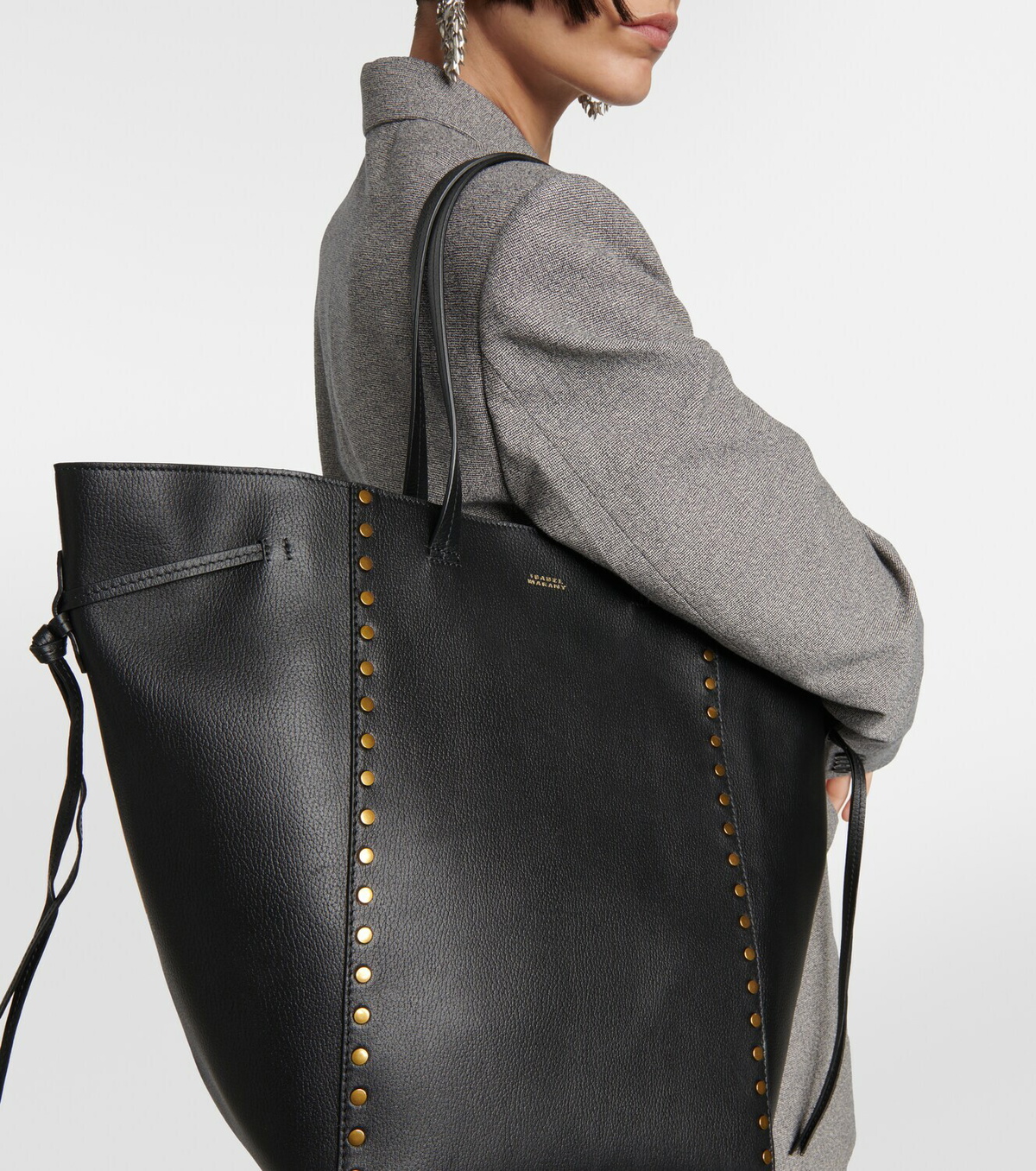 Isabel Marant Oskan leather tote bag Isabel Marant
