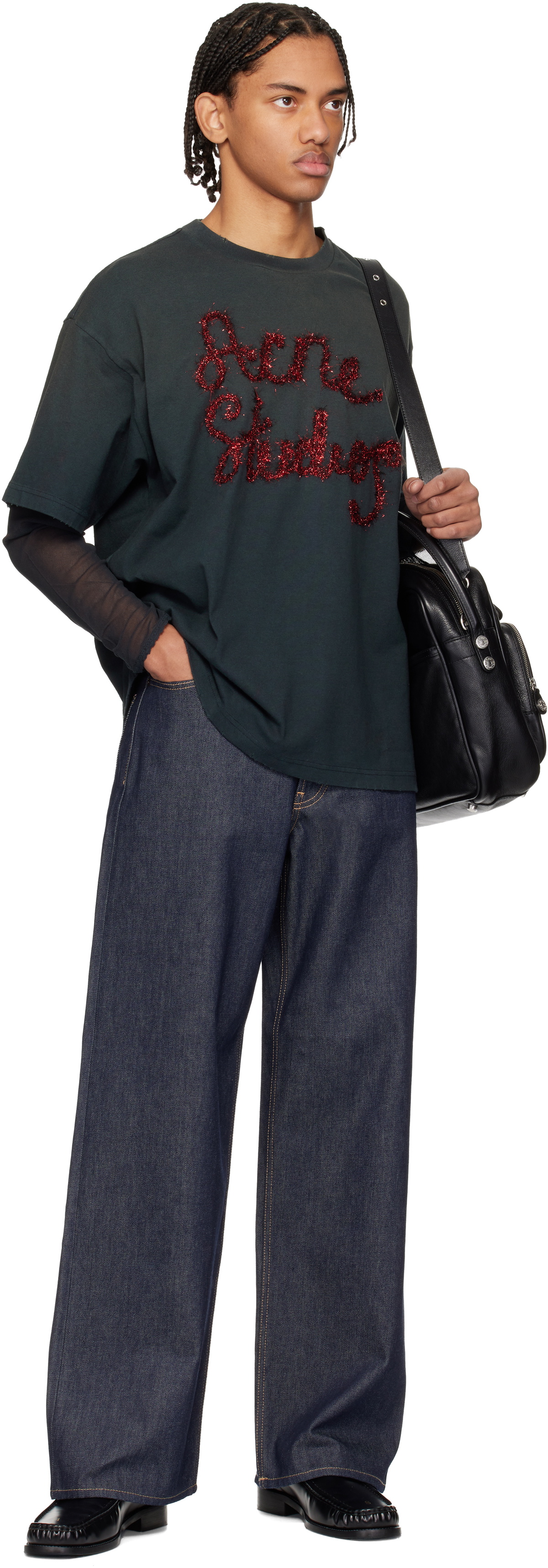 Acne Studios Black Camero Camera Shoulder Bag Acne Studios