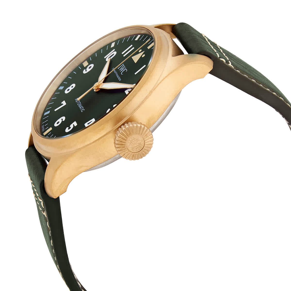 IWC Big Pilot Bronze Spitfire Automatic Green Dial Mens Watch IW329702 IWC