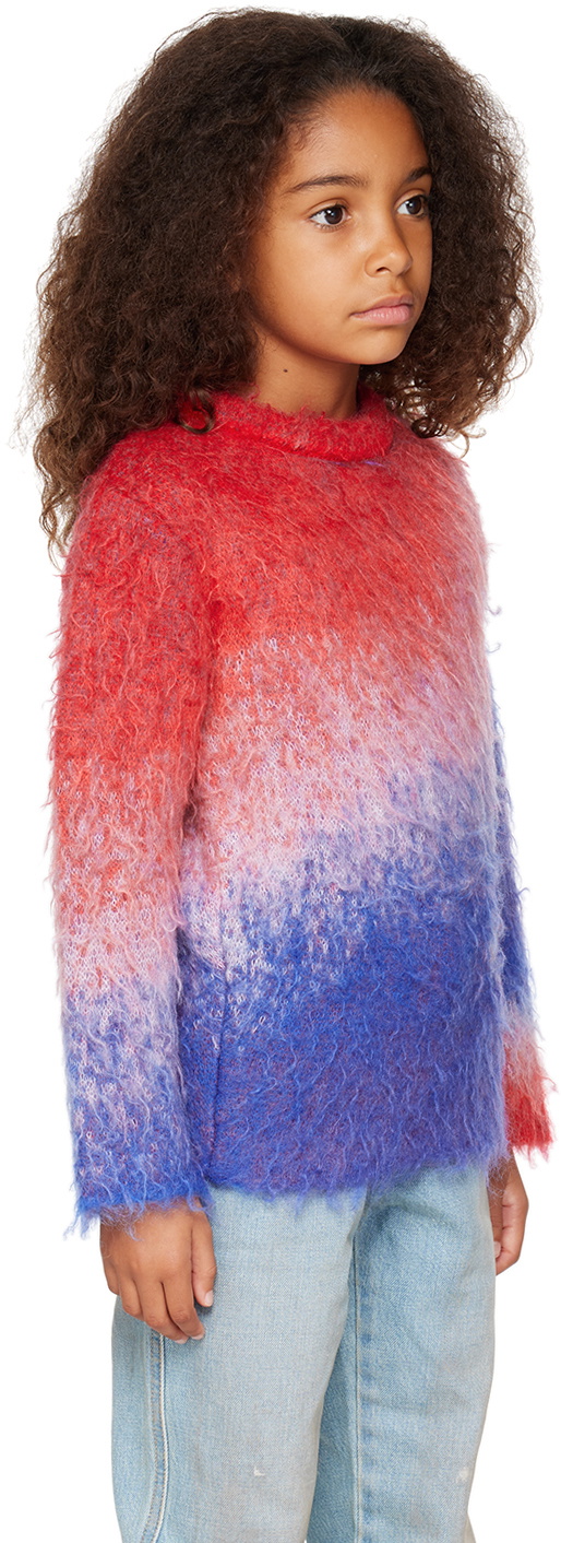 ERL Kids Red & Blue Gradient Sweater ERL