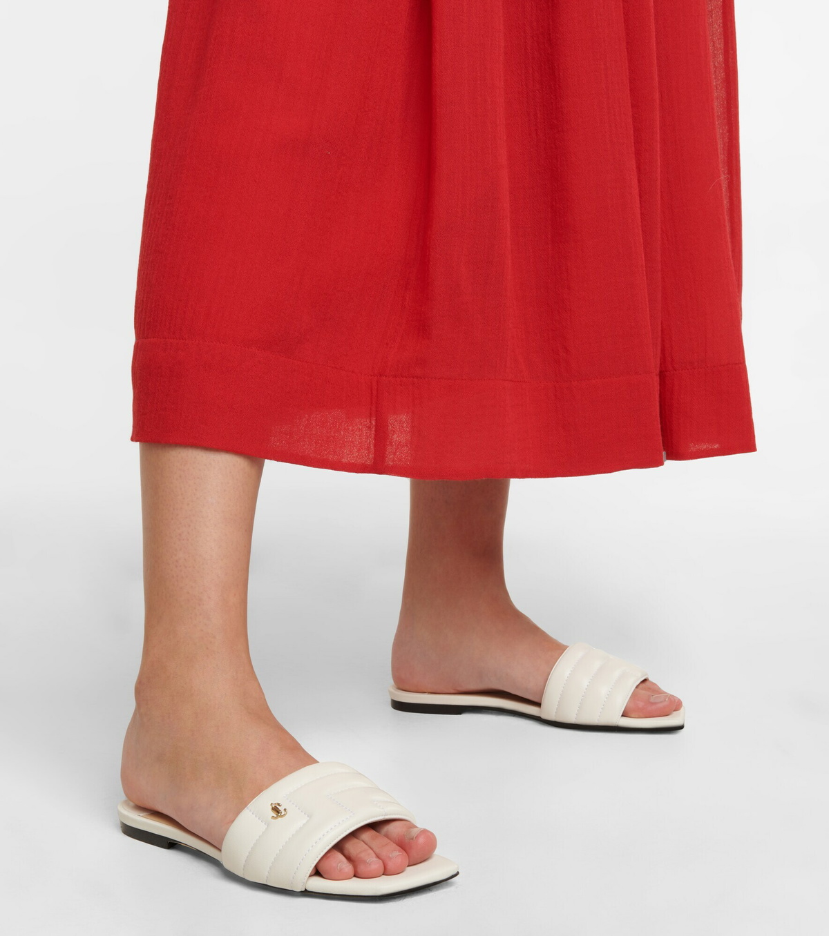 Jimmy Choo - Themis leather slides Jimmy Choo