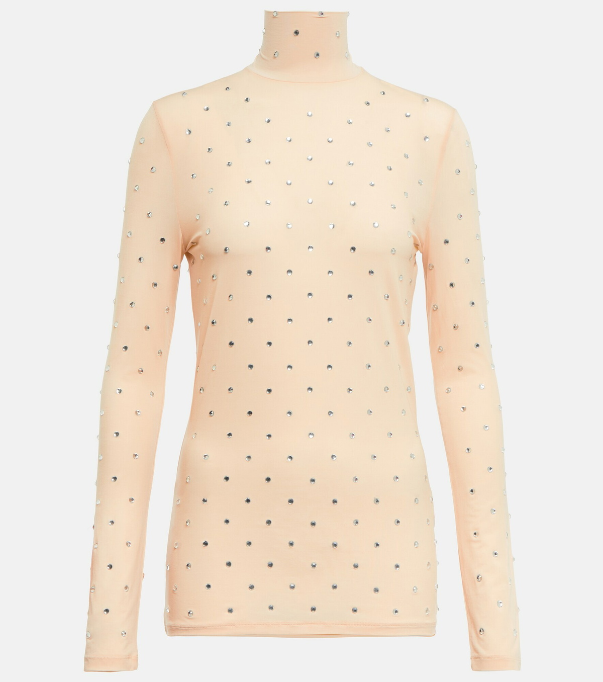 Paco Rabanne - Embellished turtleneck top Paco Rabanne