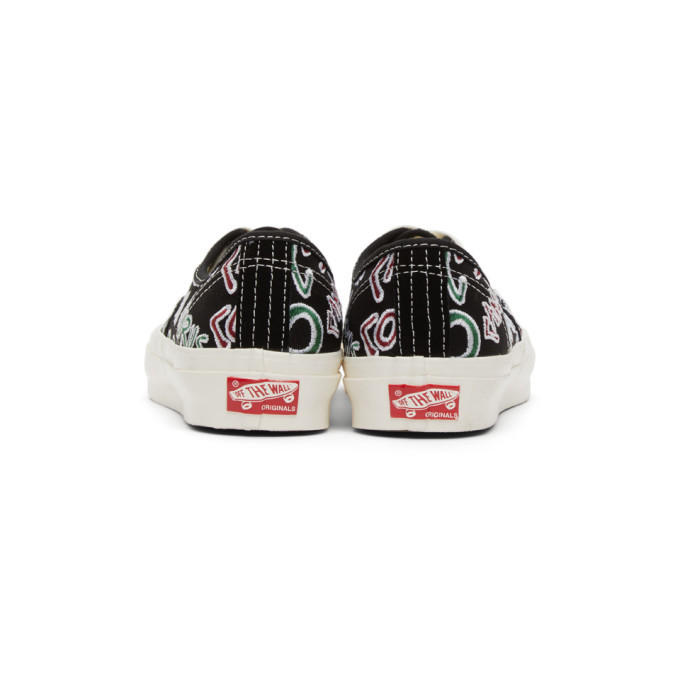 Vans Black Zodiac Pack OG Authentic LX Sneakers Vans