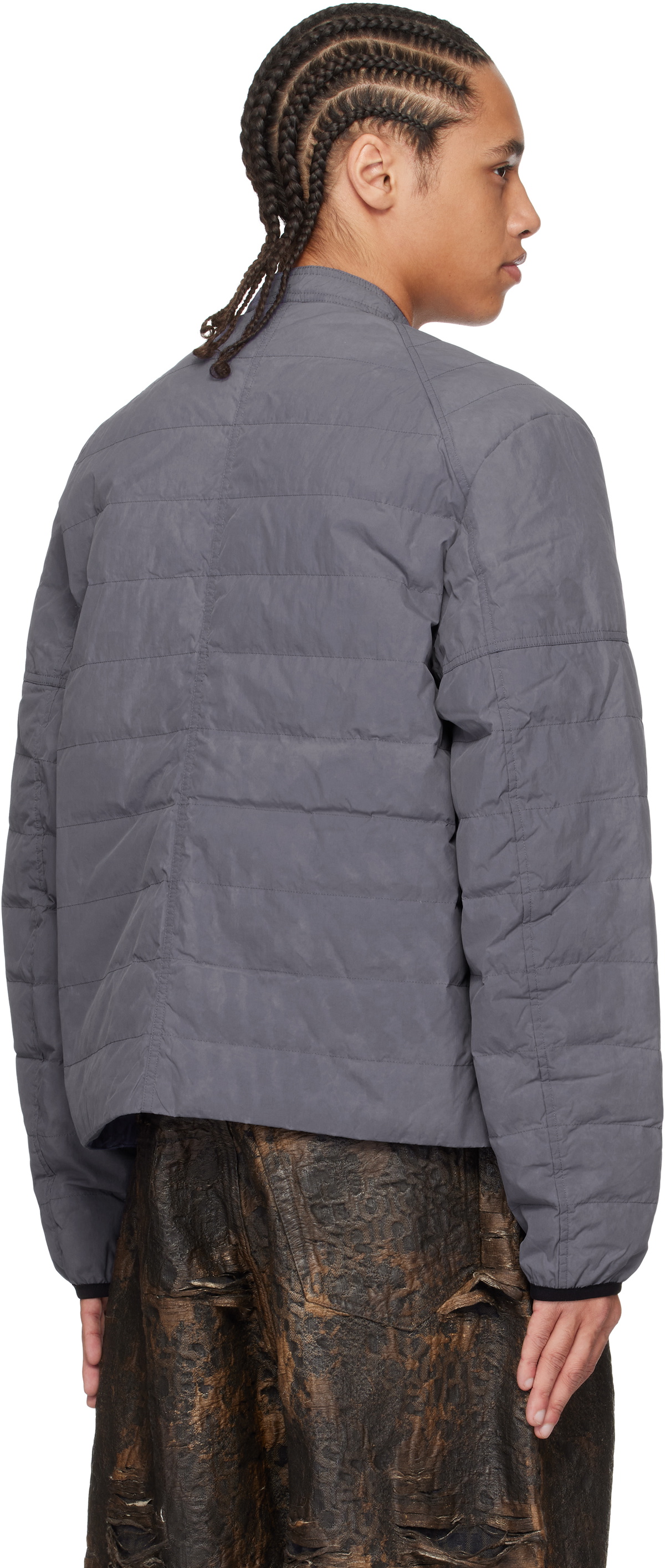 Acne Studios Blue Down Jacket Acne Studios