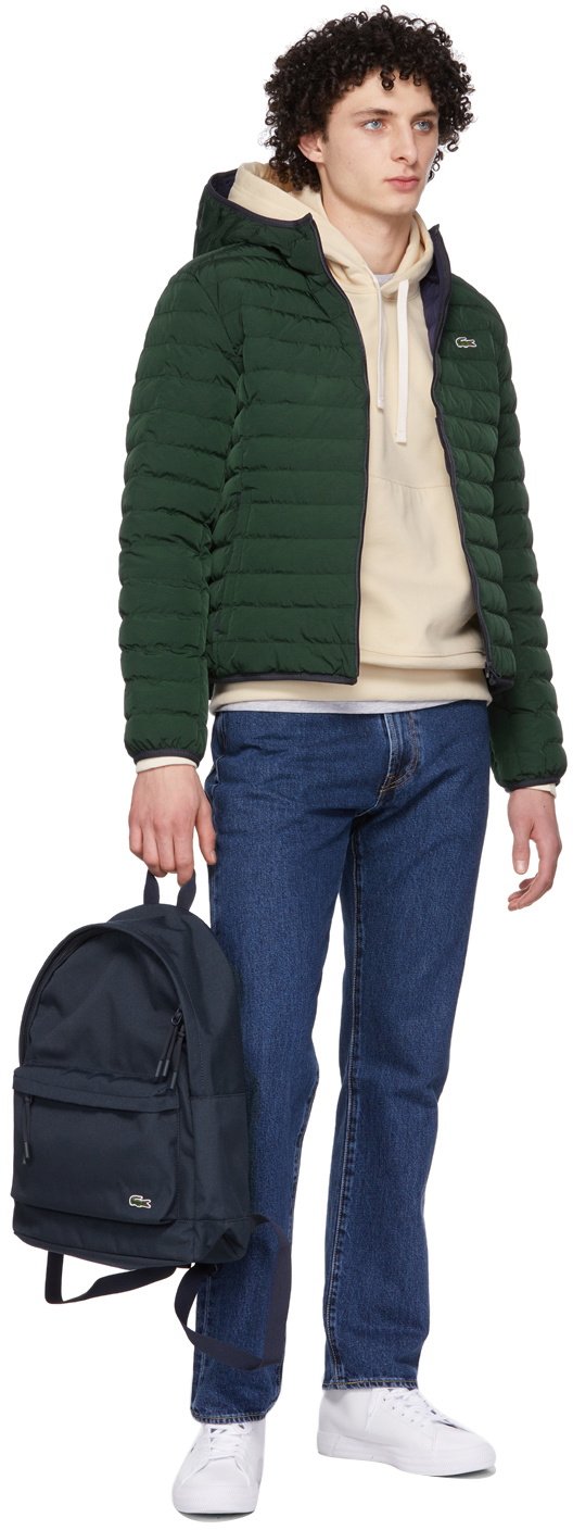 Lacoste Navy Canvas Neocroc Backpack Lacoste