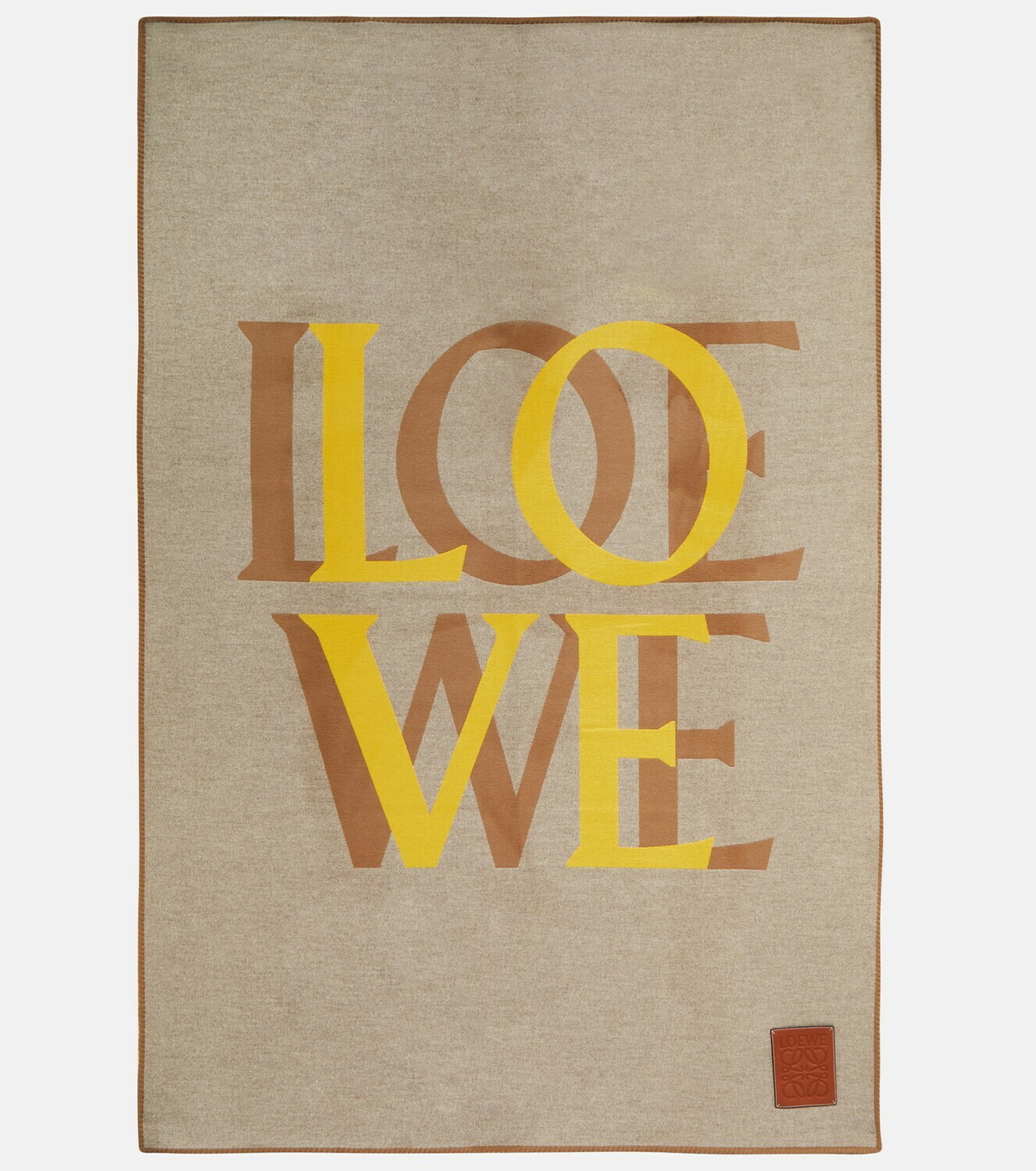 Loewe - Wool-blend Love blanket Loewe
