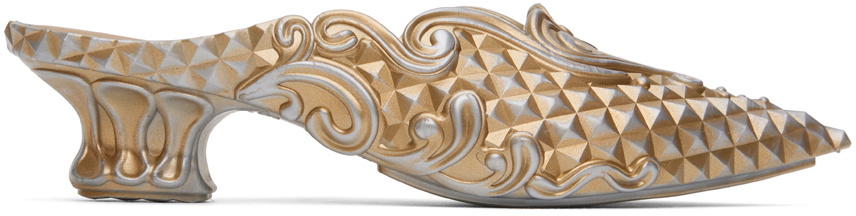 Y/Project Gold Melissa Edition Melissa Point Mules Y/Project