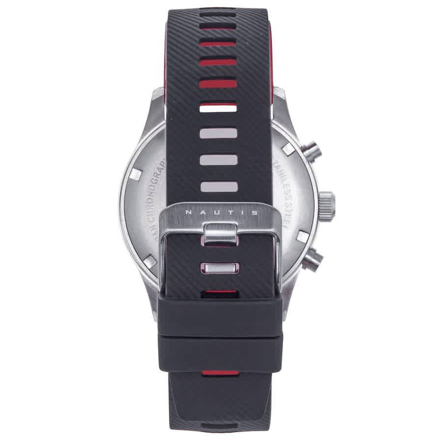 Nautis Meridian Chronograph Quartz White Dial Mens Watch NAUN100-1 Nautis