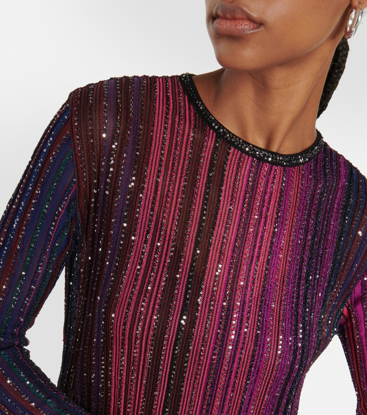 Missoni Knitted Lamé Maxi Dress Missoni