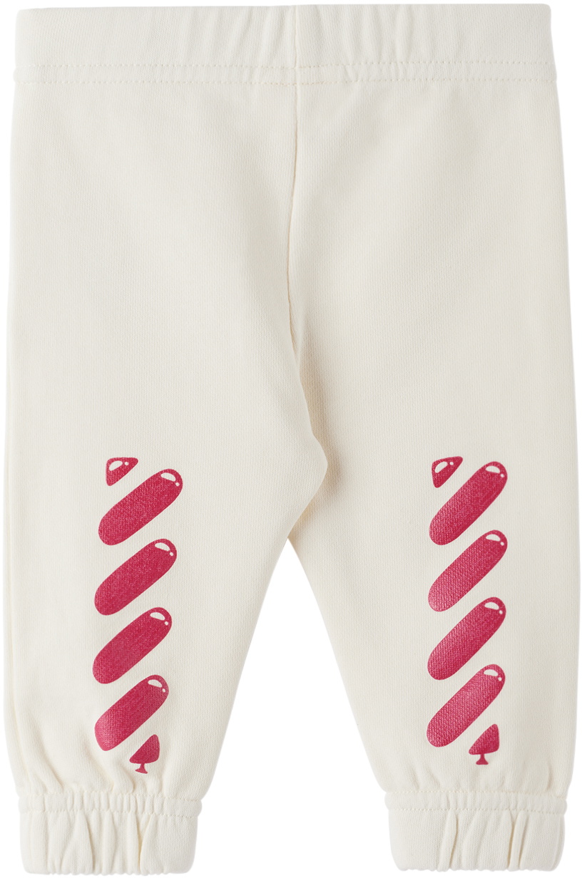 Off-White Baby Off-White Balloons Arrow Sweatsuit Set Off-White