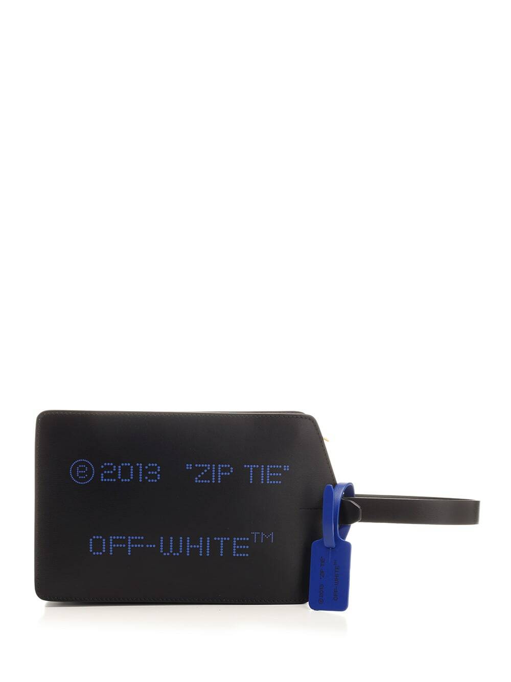 Off-White Zip-tie Clutch Off-White