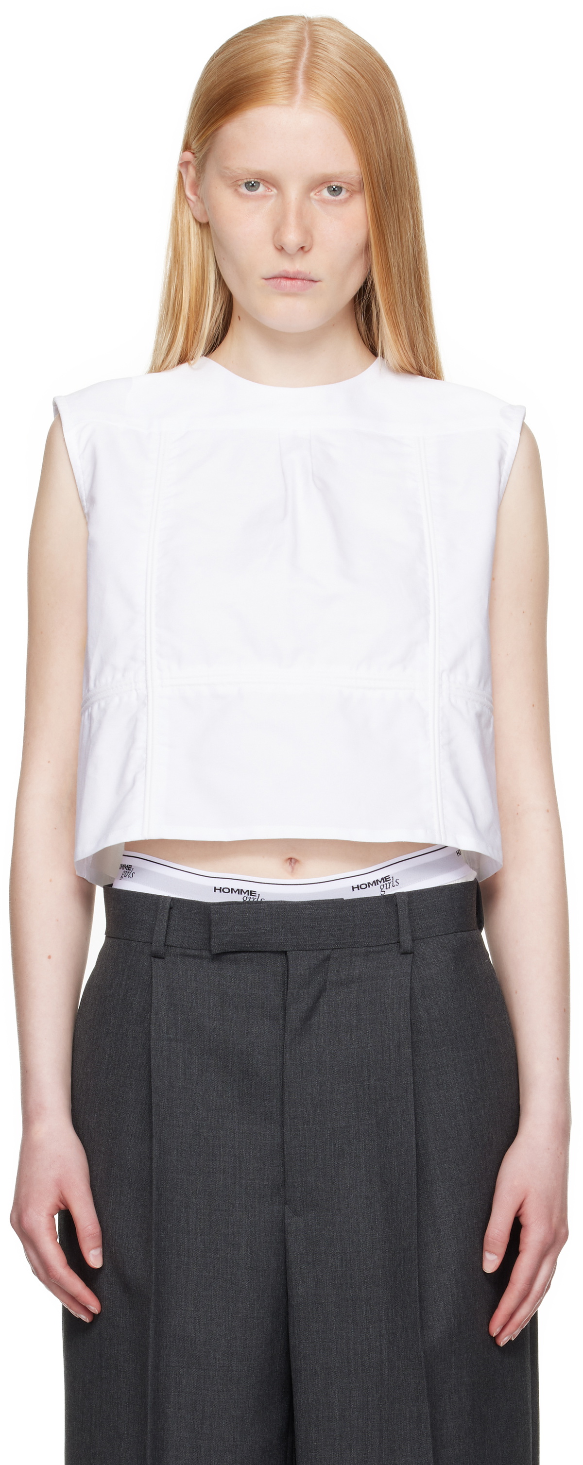 HommeGirls White Shell Top Hommegirls