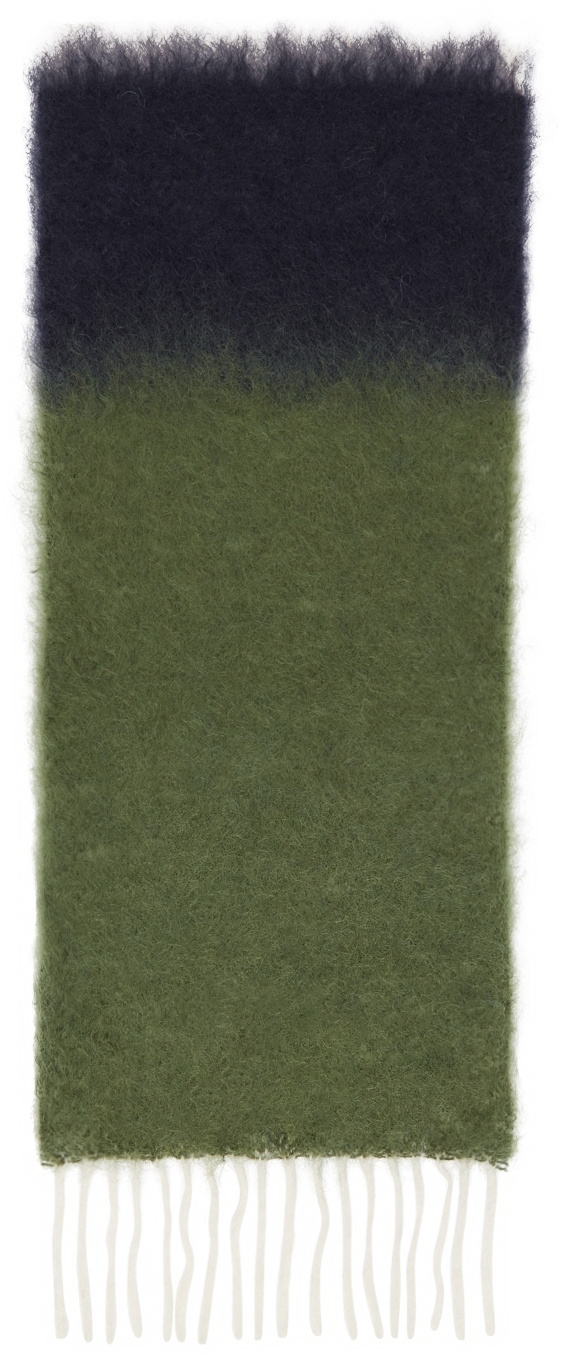Loewe Multicolor Mohair Stripes Scarf Loewe