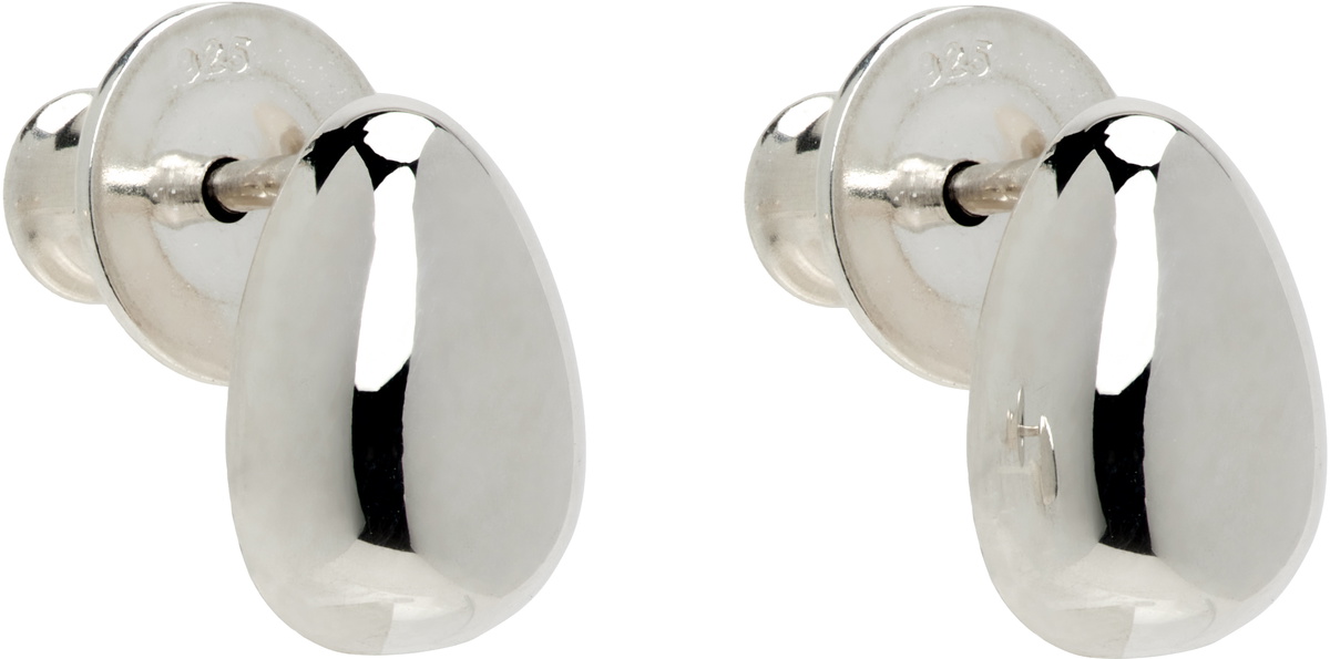 Sophie Buhai Silver Tiny Egg Stud Earrings