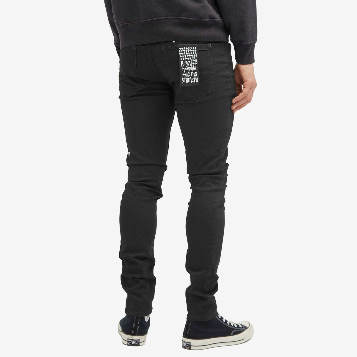 Ksubi Men's Van Winkle Rebel Skinny Jeans in Black Ksubi