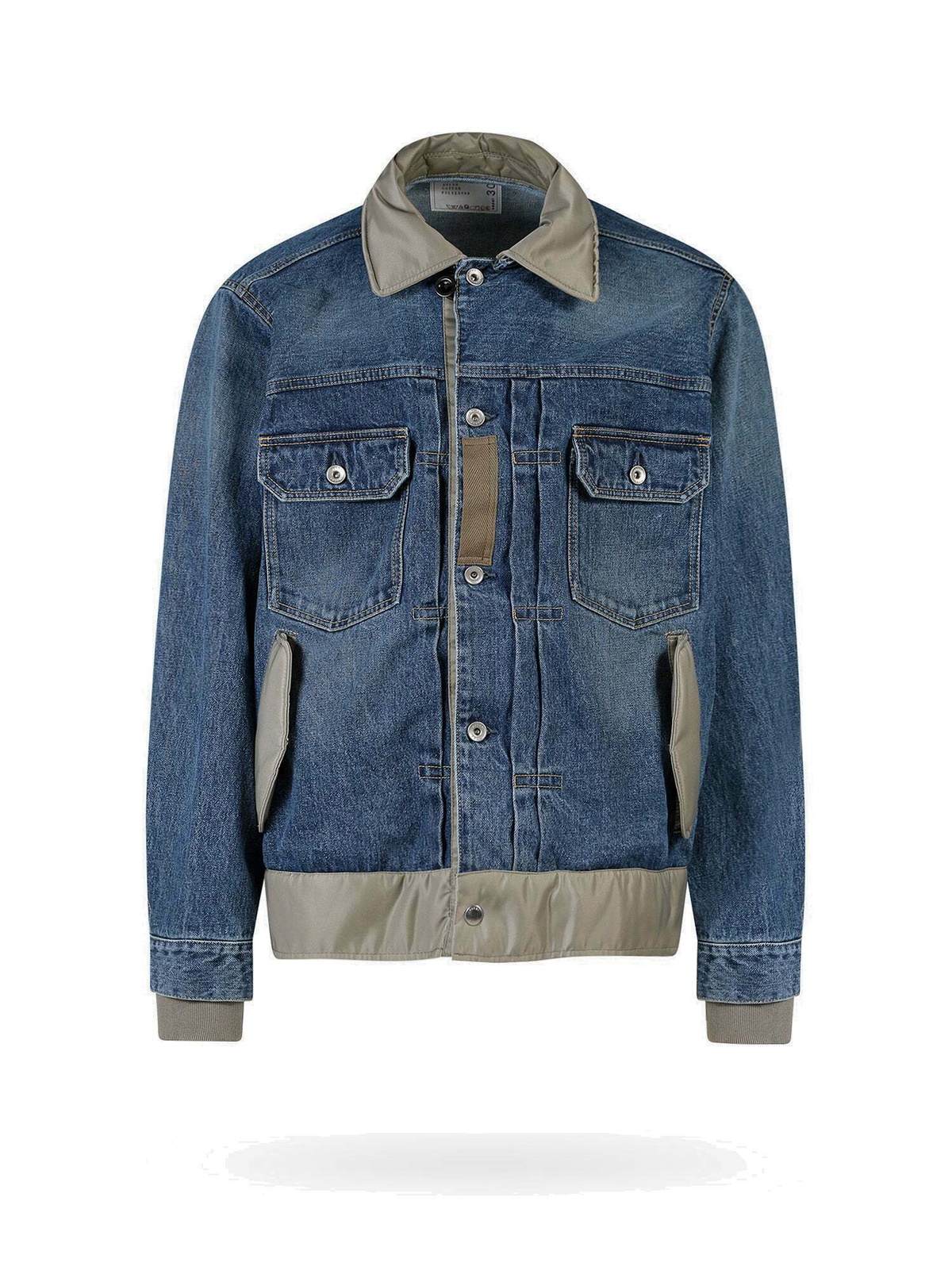 Sacai Jacket Blue Mens Sacai