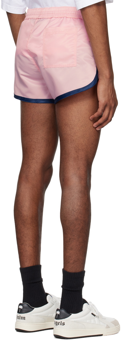 Palm Angels Pink Miami Shorts Palm Angels