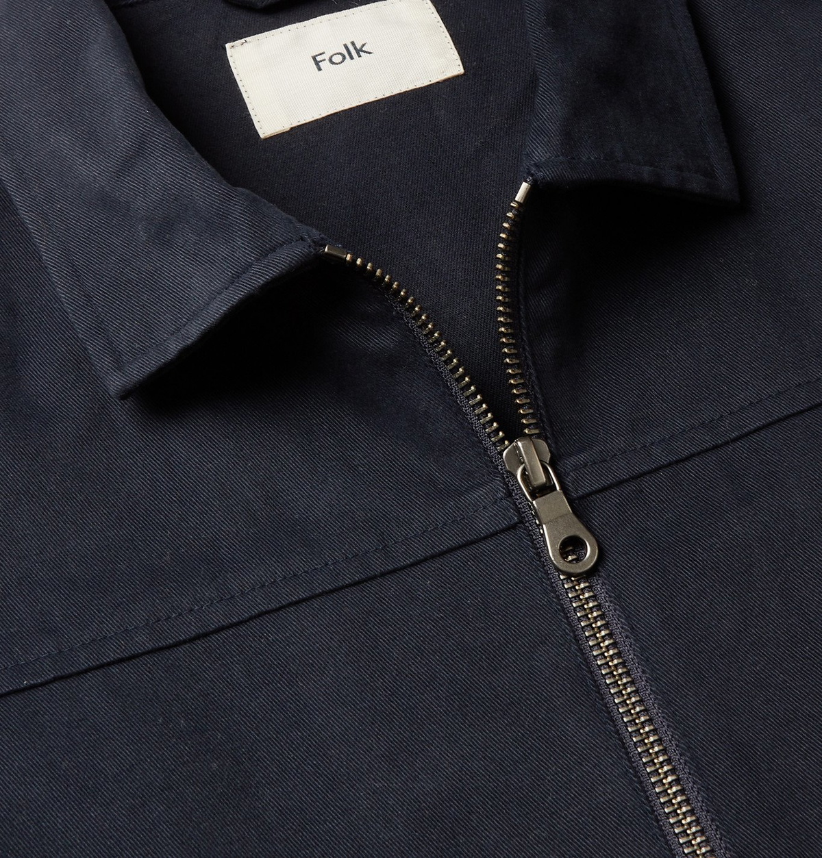 FOLK - Raft Cotton-Twill Jacket - Blue Folk