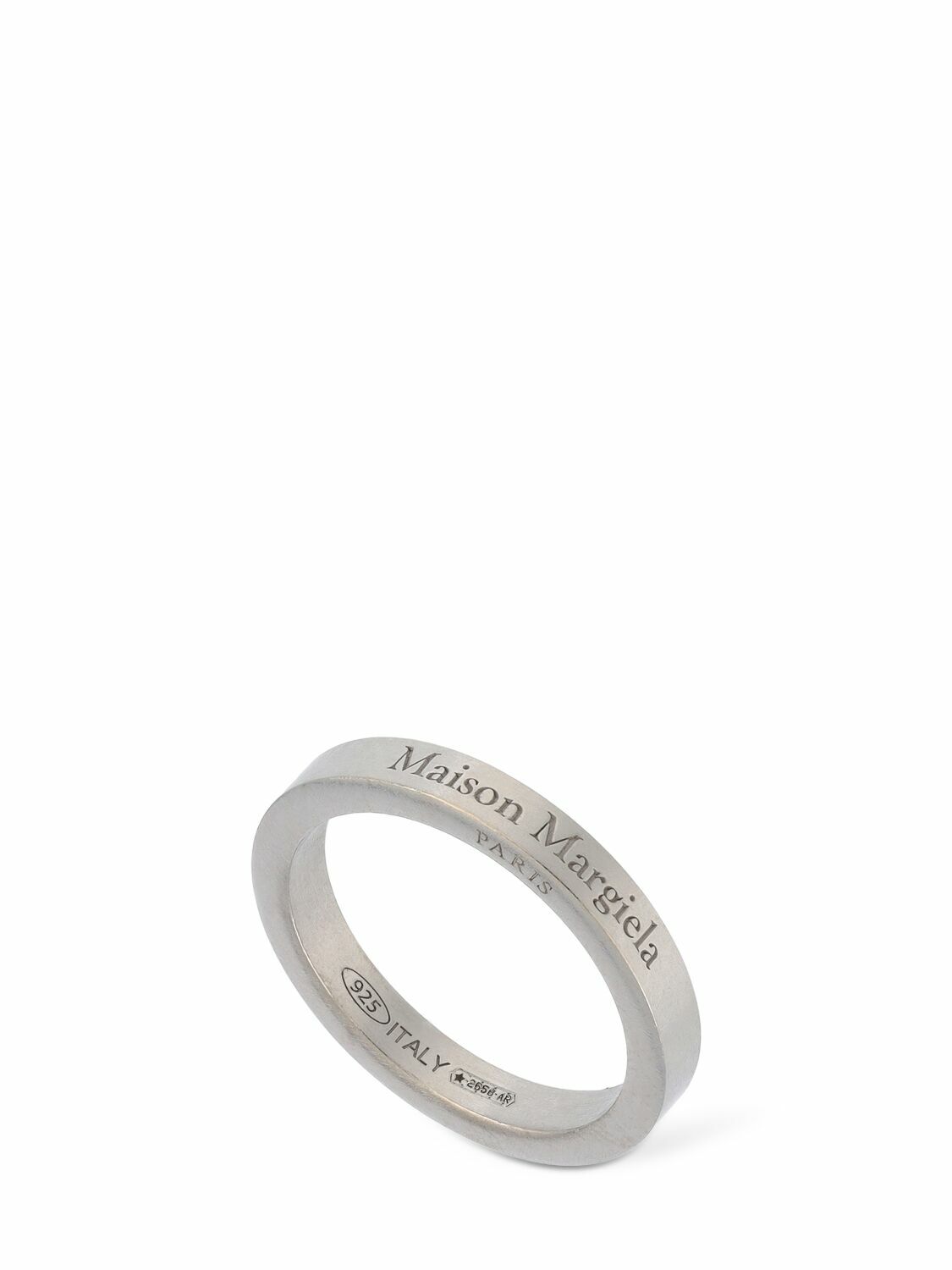 MAISON MARGIELA - Logo Engraved Thin Ring Maison Margiela