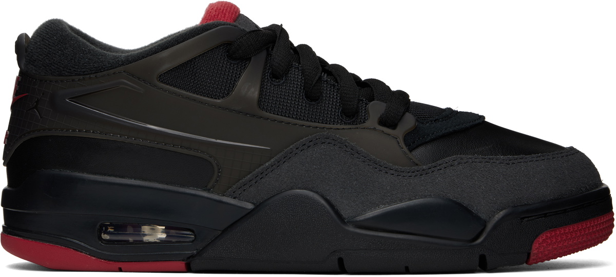 Nike Jordan Black & Red Air Jordan 4 RM Sneakers Nike Jordan Brand