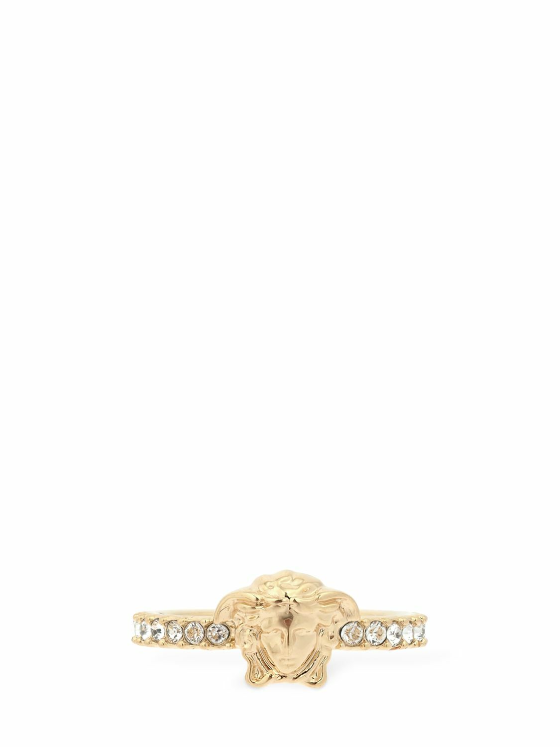 VERSACE - Medusa Crystal Thin Ring Versace