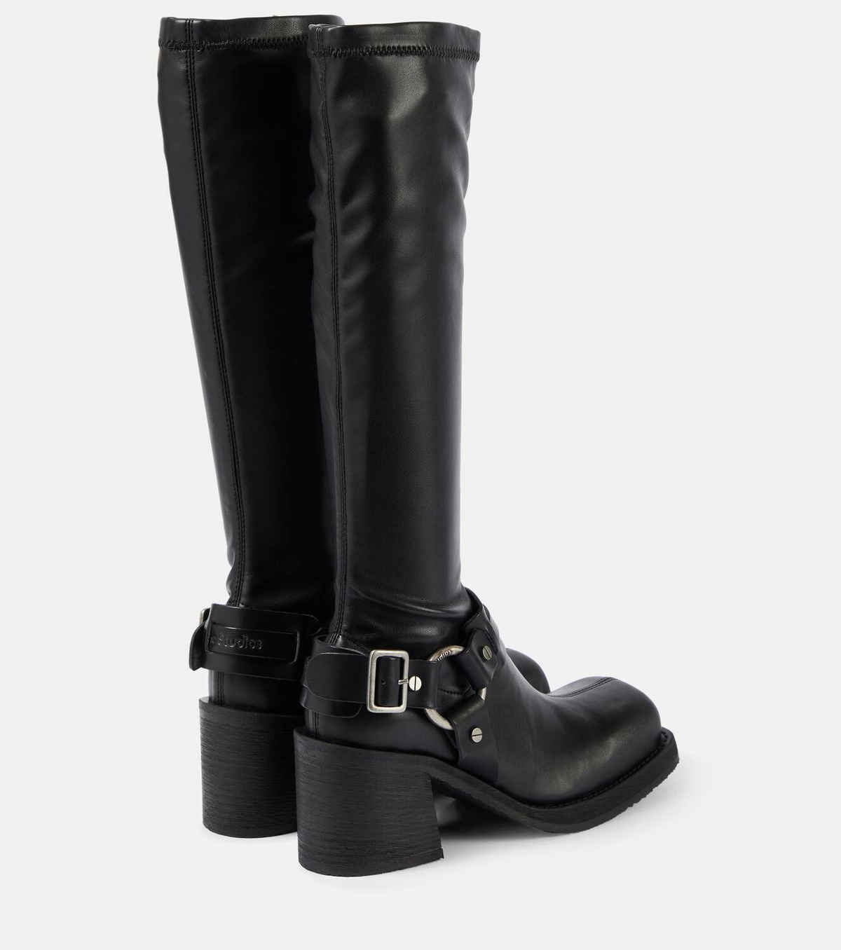 Acne Studios Leather platform knee-high boots Acne Studios
