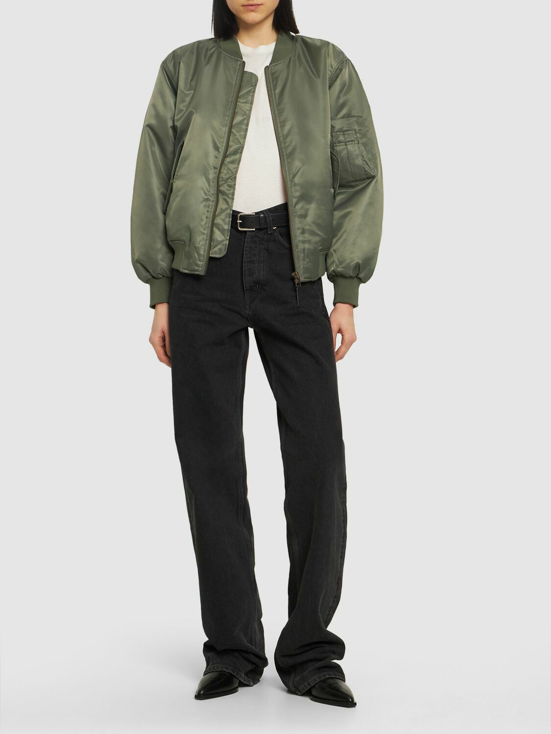 ANINE BING - Leon Nylon Bomber Jacket ANINE BING