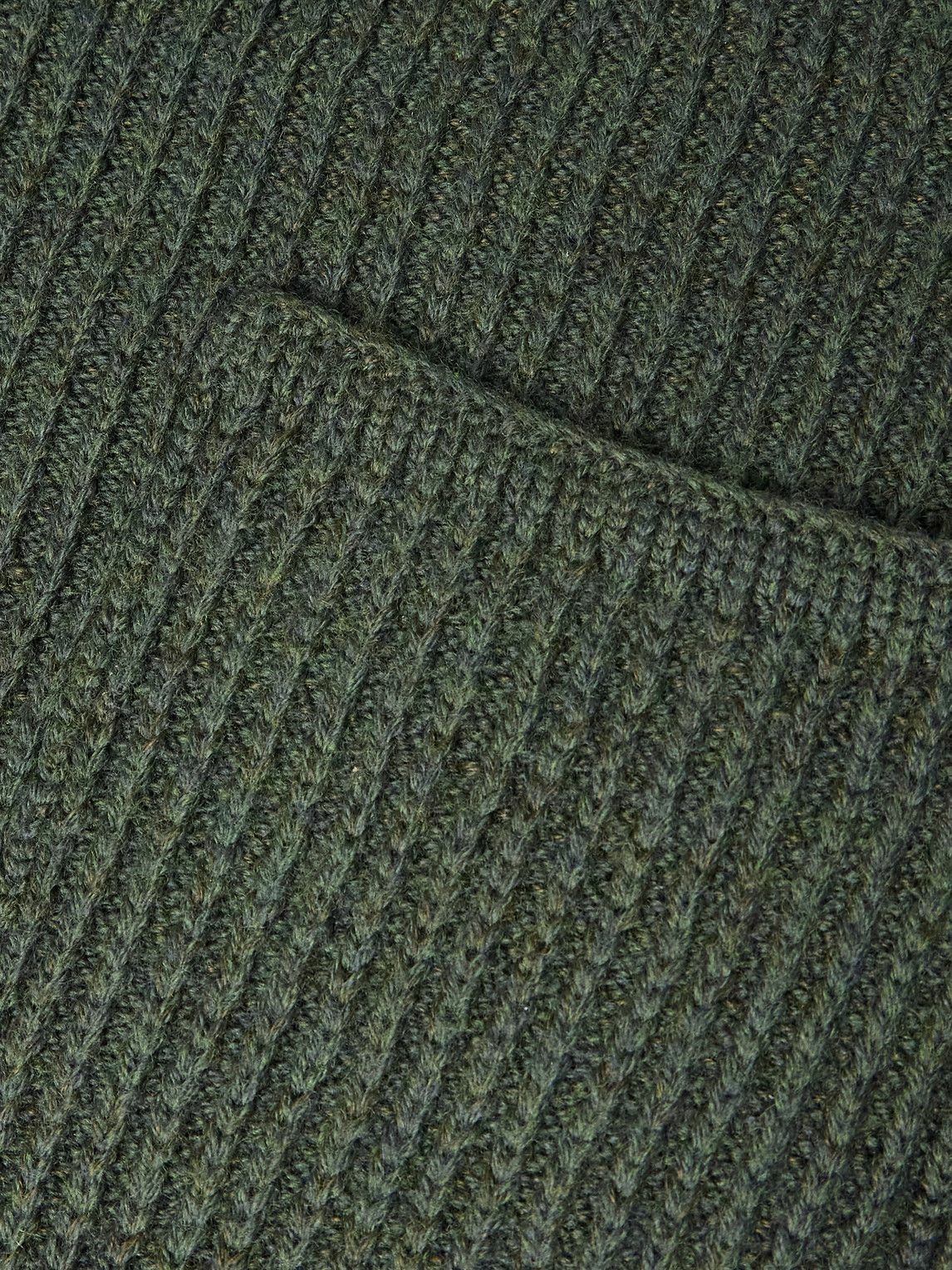 Inis Meáin - Wool and Linen-Blend Cardigan - Green Inis Meáin