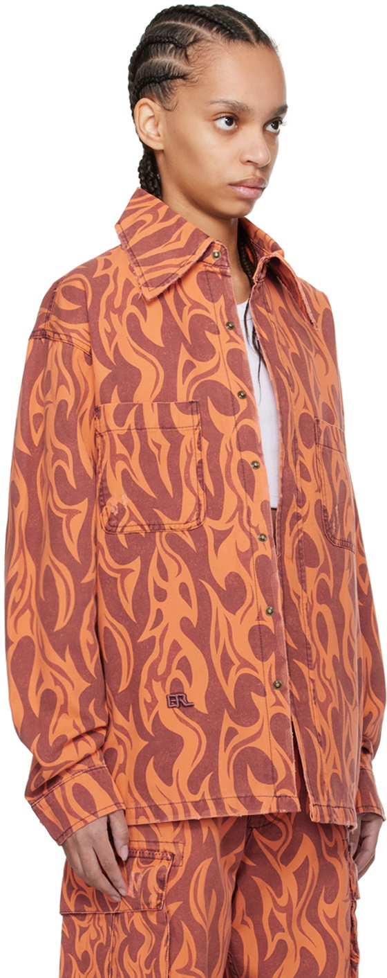 ERL Orange Flame Jacket ERL