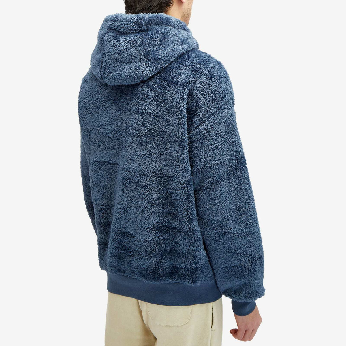 Polo Ralph Lauren Men's High Pile Fleece Hoodie in Blue Corsair Polo ...