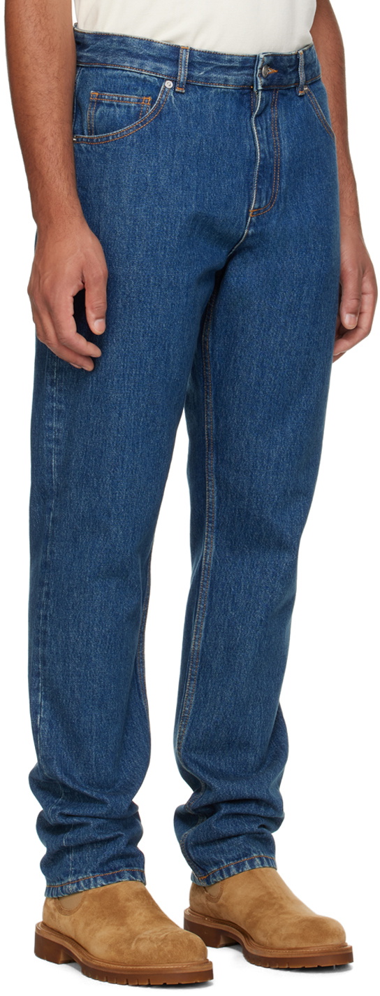 Bally Blue Straight Jeans Bally
