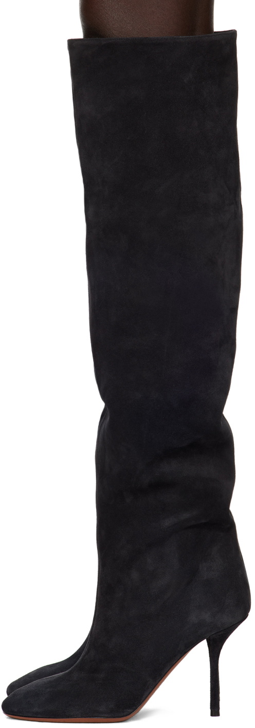ALAÏA Blue Fluide Boots ALAÏA